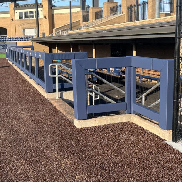 Pro-Square Guard Rail Pads- 8' Section | Richardson Athletics